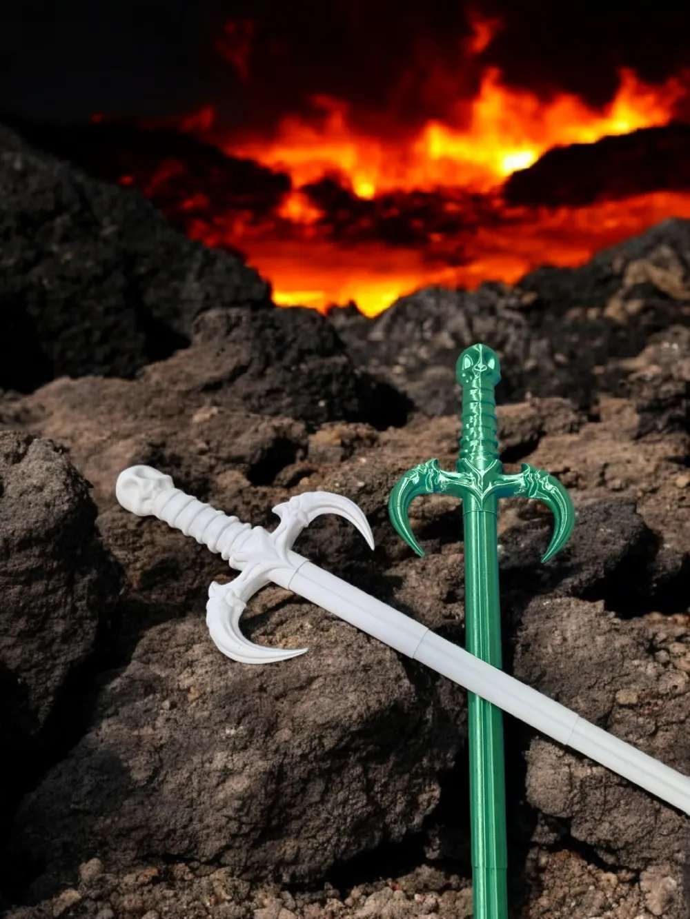 Necromancer's Retractable Bone Sword - Free 3D Print Model - MakerWorld