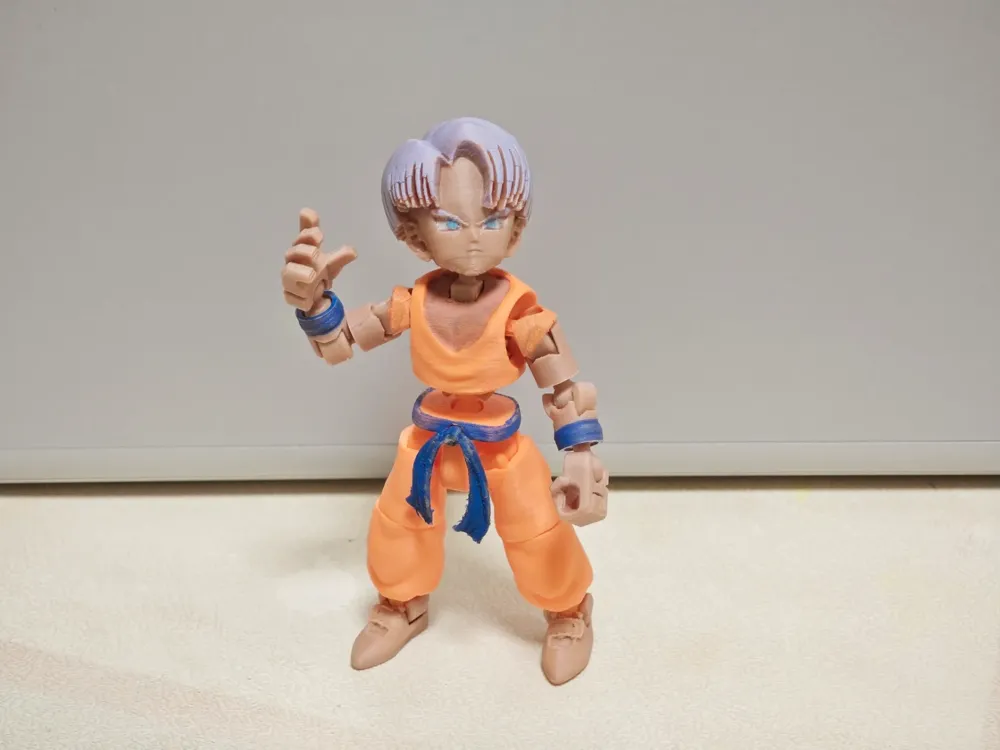 Mini 13 x Dragon Ball Pequeño Trunks - Modelo de impresión 3D gratuito ...