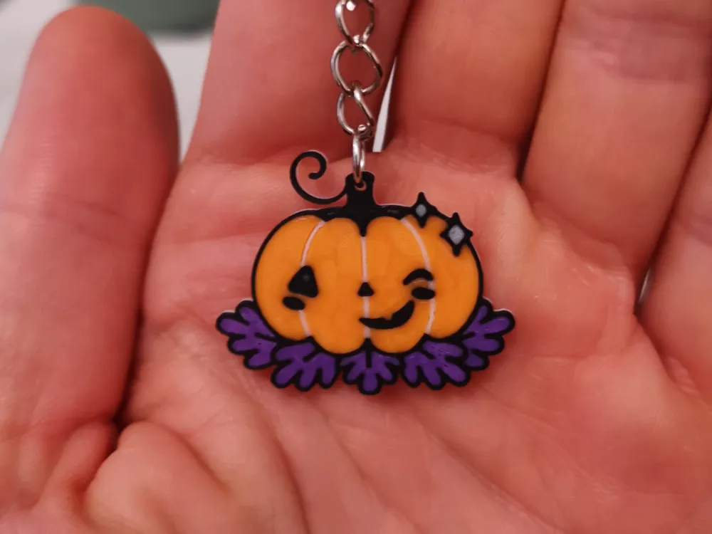 Happy Halloween Pumpkin | Keychain Gift idea by kevin.goetz - MakerWorld