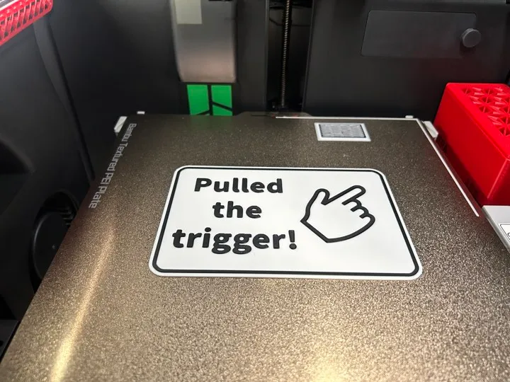Pulled the trigger! Wall art by hdz3dworks - MakerWorld