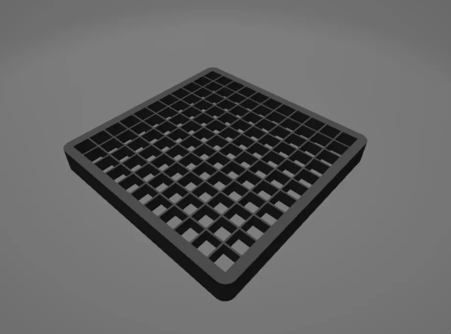 Massive 121 Pen Organizer Grid 11x11 – Scalable - Free 3D Print Model ...