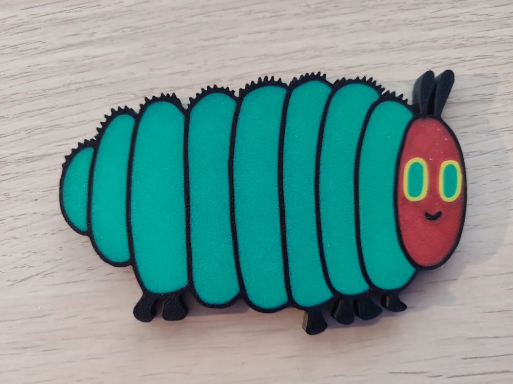 The Very Hungry Caterpillar Prop - Free 3D Print Model - MakerWorld