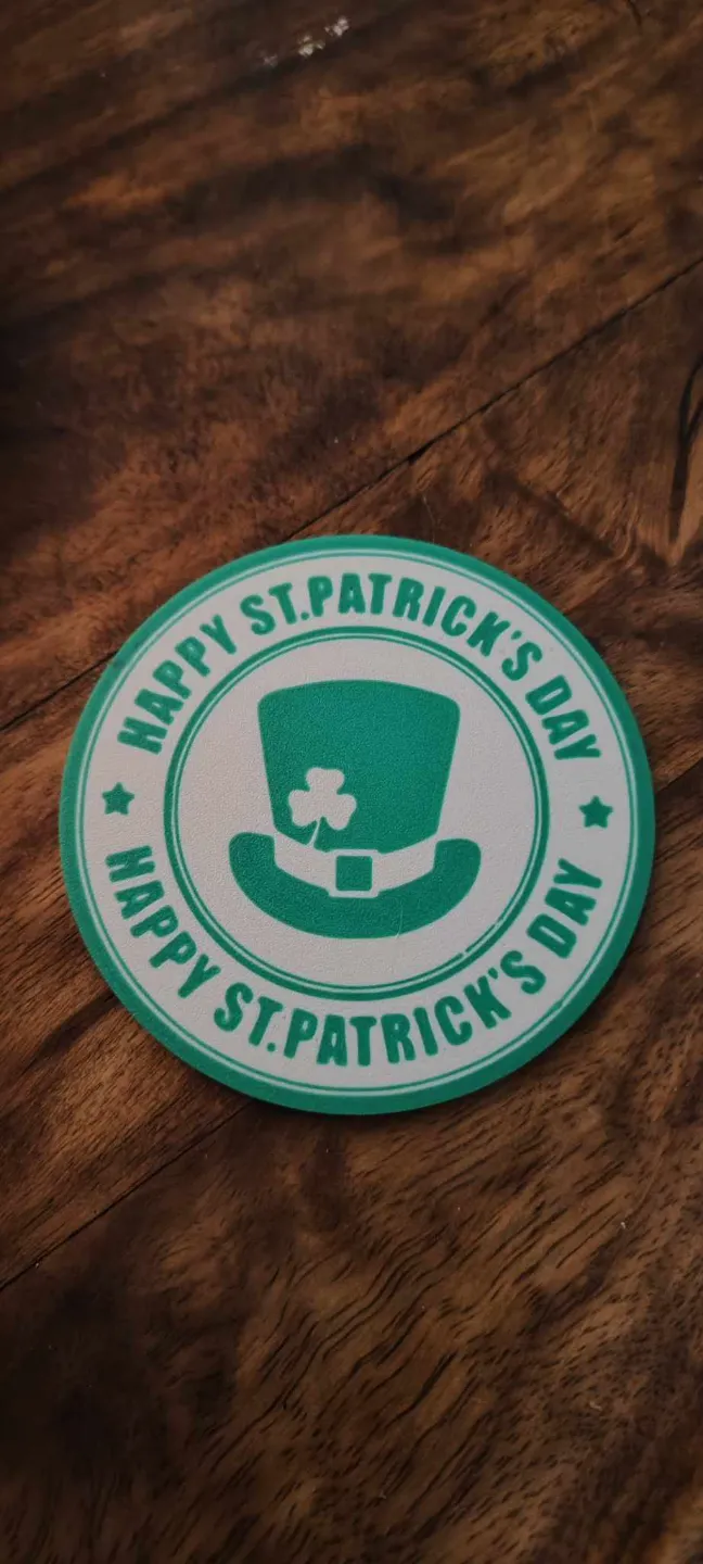 St.Patricks Coaster by Nyberg - MakerWorld