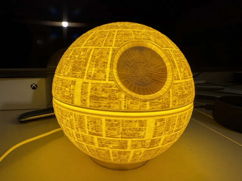 Death Star Lamp - Free 3D Print Model - MakerWorld
