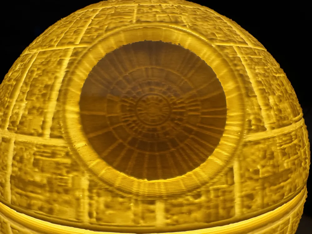 Death Star Lamp - Free 3D Print Model - MakerWorld
