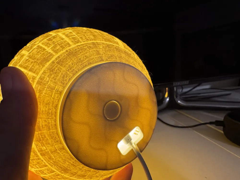 Death Star Lamp - Free 3D Print Model - MakerWorld