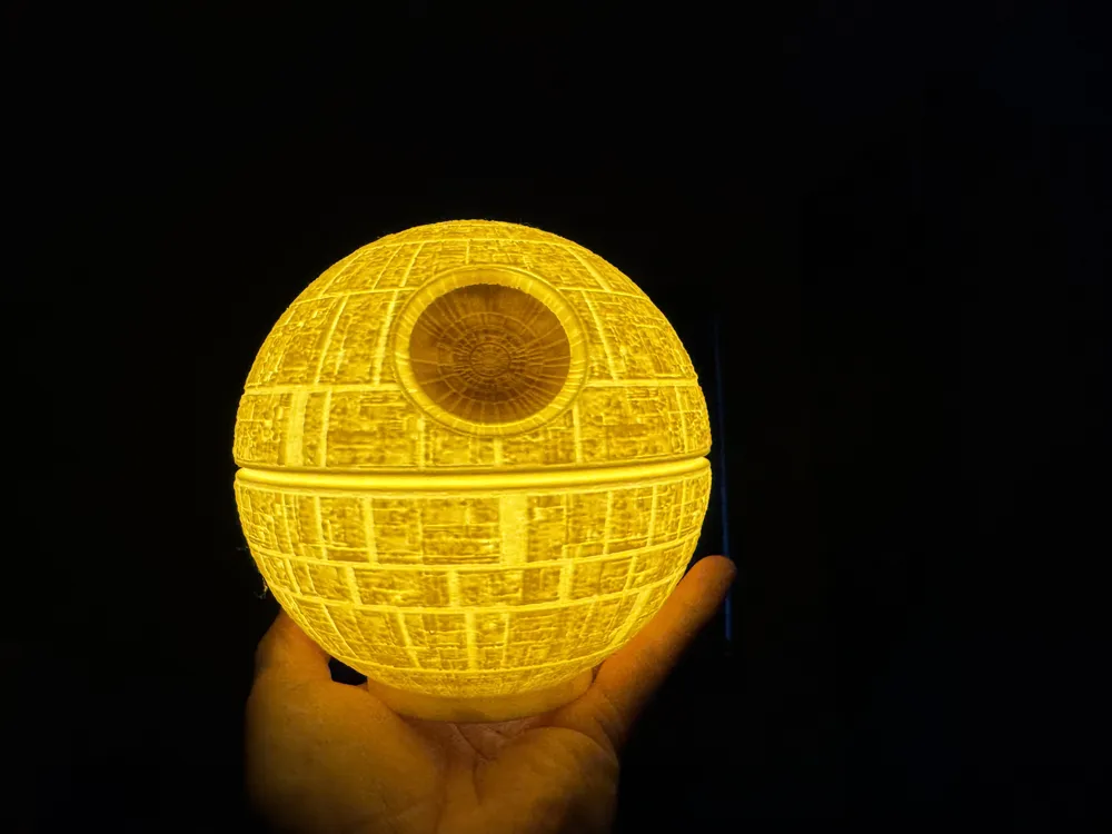 Death Star Lamp Remixed by Paulies Prints MakerWorld: Download Free 3D ...