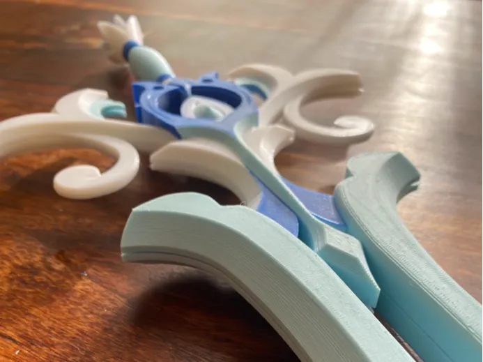 Genshin Impact Focalors execution sword by JT40 3D MakerWorld: Download ...