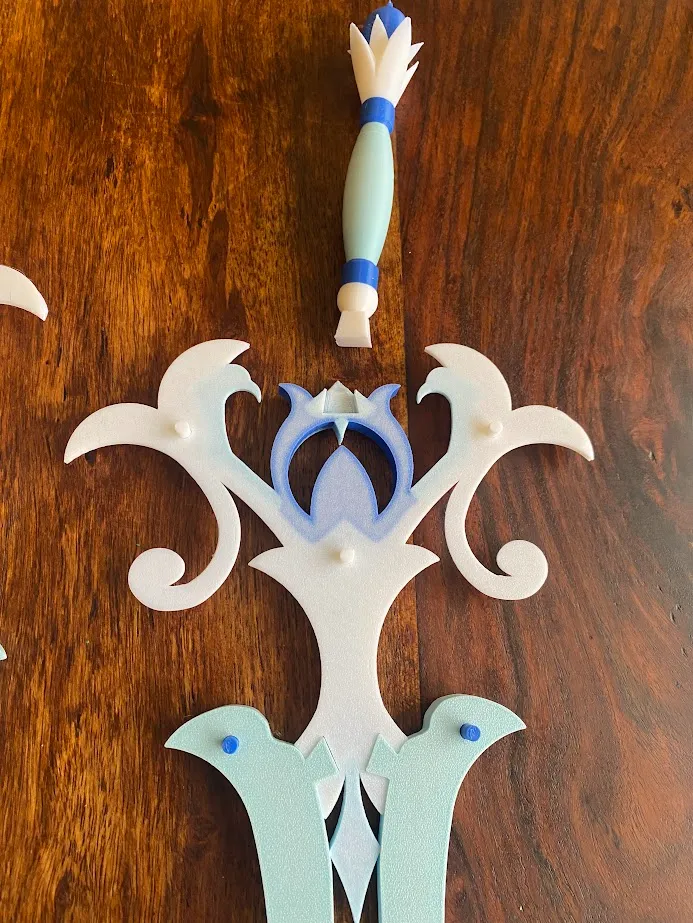 Genshin Impact Focalors execution sword by JT40 3D MakerWorld: Download ...