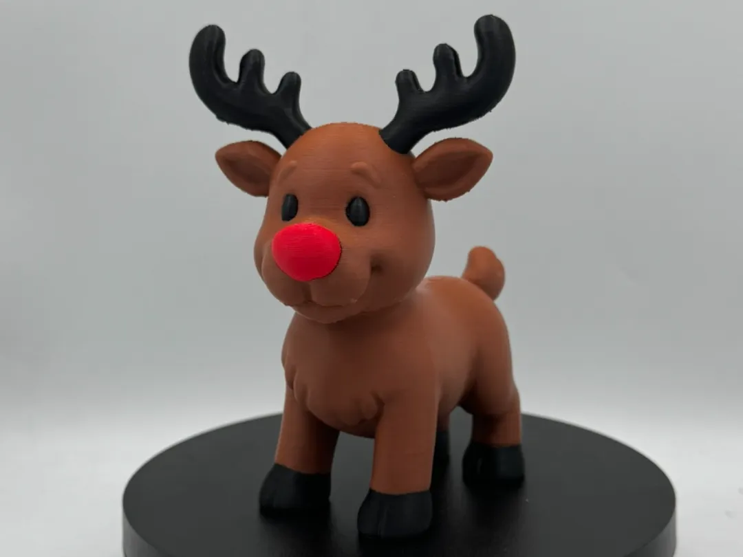 Rudolph the Red-Nosed Reindeer - Free 3D Print Model - MakerWorld
