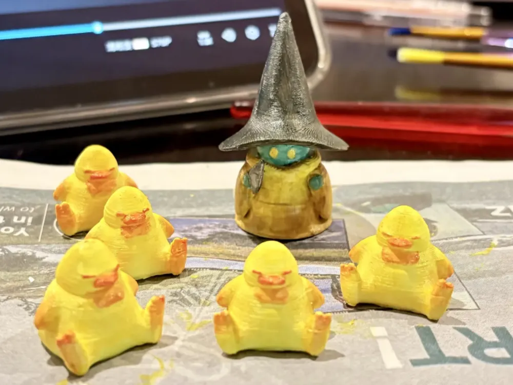 [FF14]Final Fantasy XIV Fat Chocobo Keycap Heavy Hatchling by 桃雾 ...