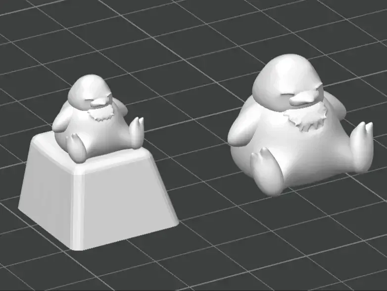 [FF14]Final Fantasy XIV Fat Chocobo Keycap Heavy Hatchling by 桃雾 ...