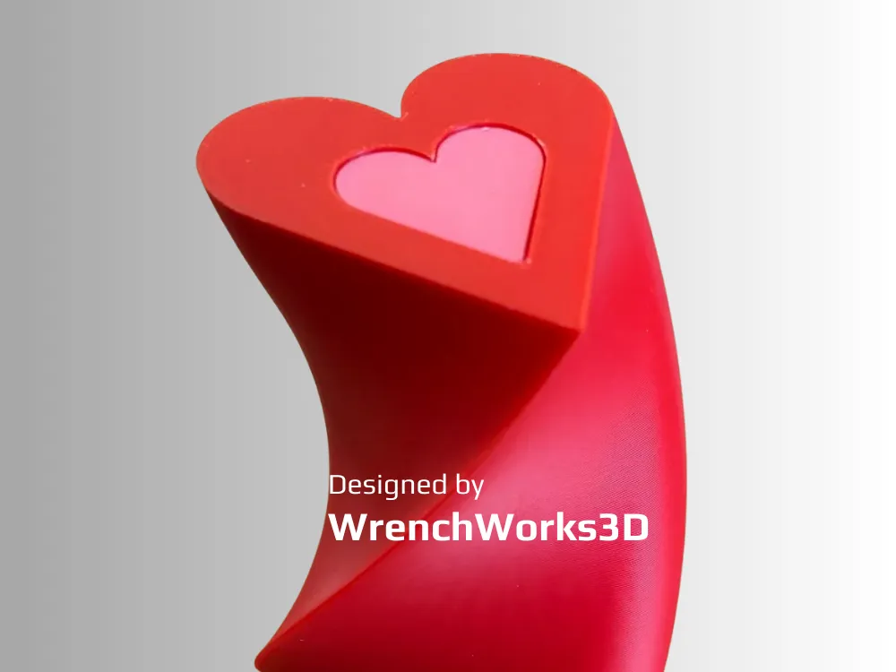 Simple Heart Shaped Passthrough by WrenchWorks3D - MakerWorld