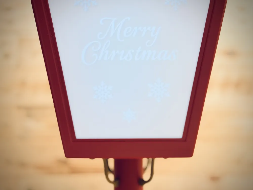 Festive Lamppost by ENIQUE3D MakerWorld: Download Free 3D Models