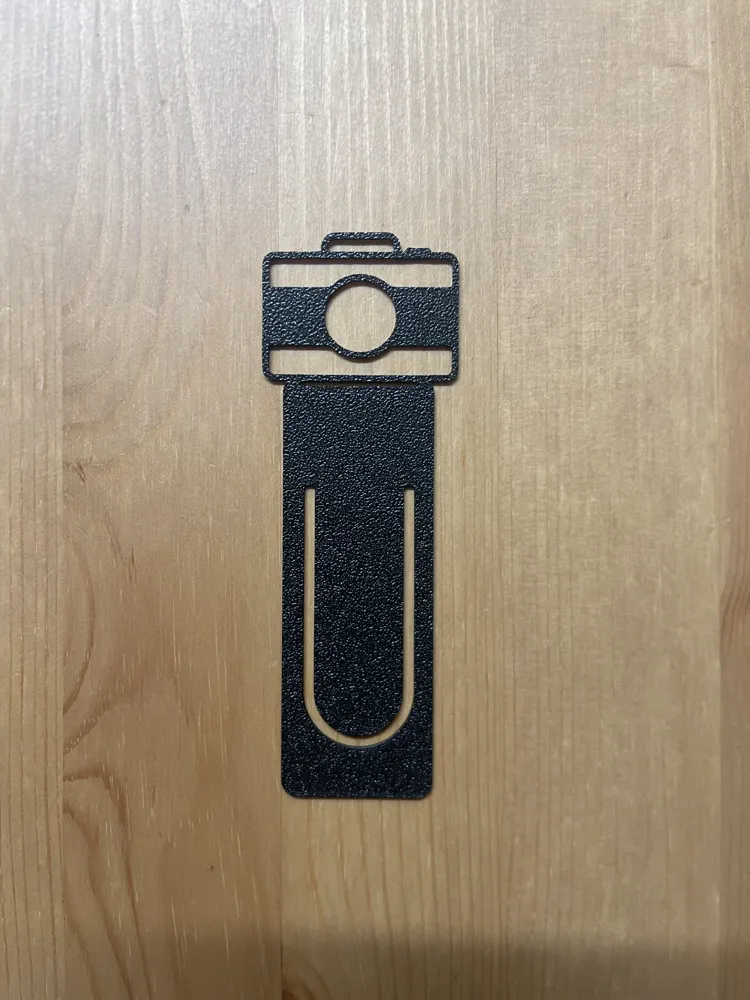 camera bookmark - Free 3D Print Model - MakerWorld