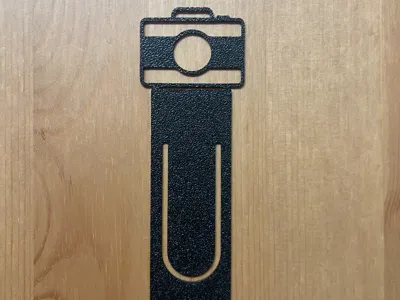 camera bookmark - Free 3D Print Model - MakerWorld