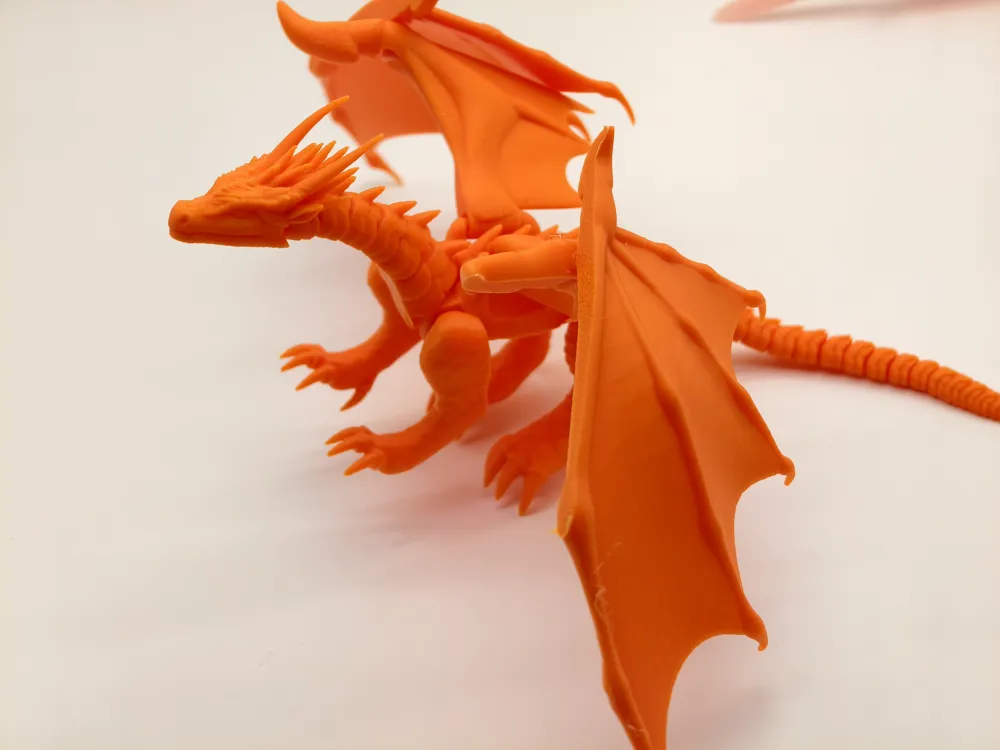 IceWing NightWing Hybrid Dragon, no supports, enlarged wings, A1 mini ...
