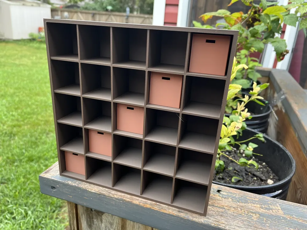 Ikea Kallax 5x5 Scale Model by Zzz3DSelkirk MakerWorld: Download Free ...