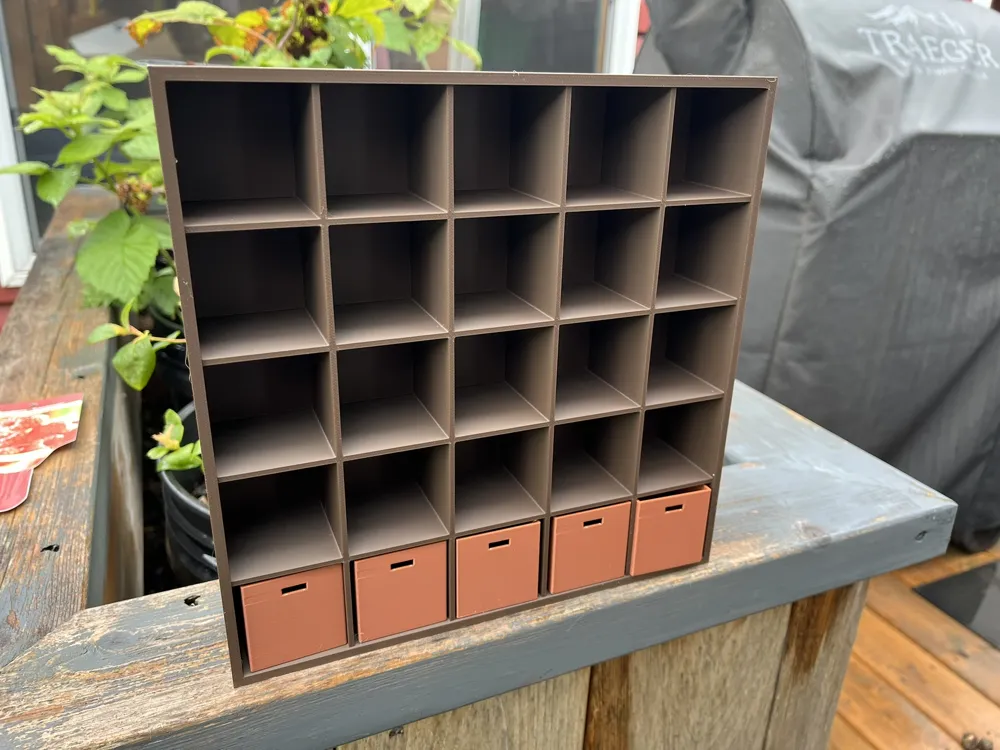 Ikea Kallax 5x5 Scale Model by Zzz3DSelkirk MakerWorld: Download Free ...
