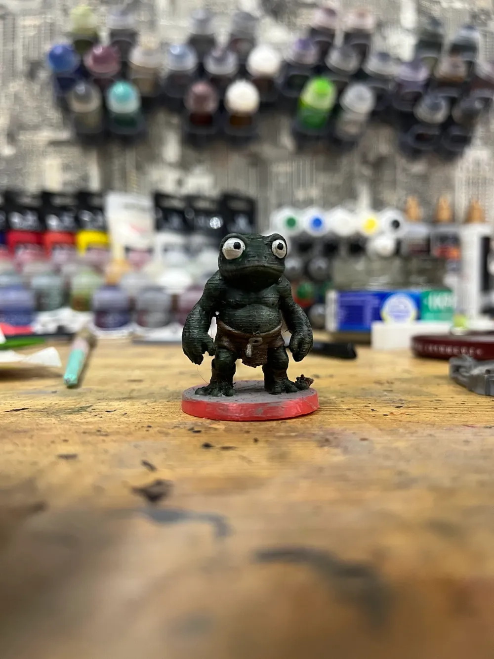 DnD Miniature Frog Man Frogman for DnD Pathfinder by Redsing_ART ...