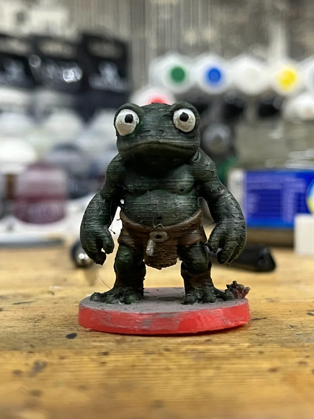 DnD Miniature Frog Man Frogman for DnD Pathfinder by Redsing_ART ...