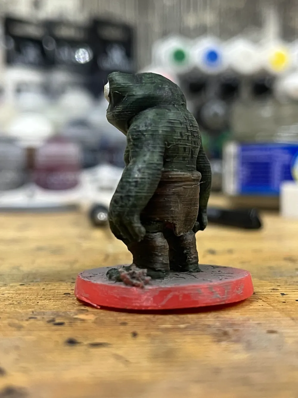 DnD Miniature Frog Man Frogman for DnD Pathfinder by Redsing_ART ...