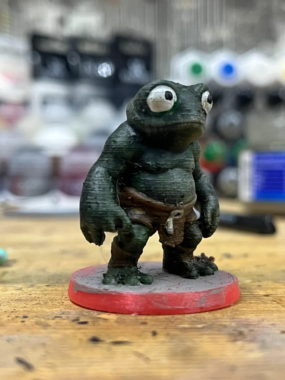 DnD Miniature Frog Man Frogman for DnD Pathfinder by Redsing_ART ...