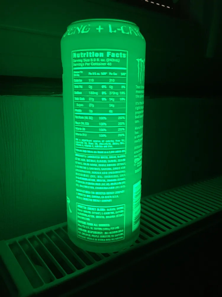 litofanía lata monster energy original - Modelo de impresión 3D ...