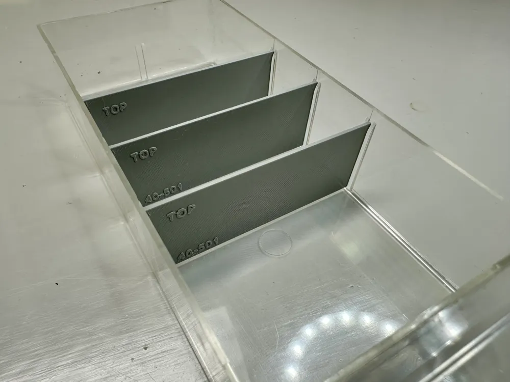 Akro-Mils 40-501 Drawer Divider by Synth80s - MakerWorld