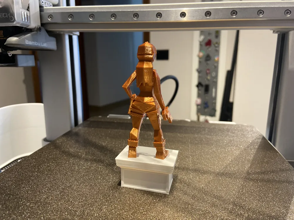 Lara Croft Low Poly Statue (Tomb Raider) by Kawa MakerWorld: Download ...