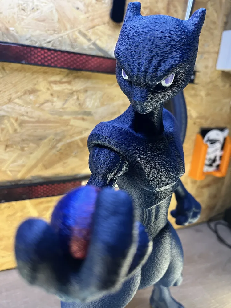 Mewtwo - Multi-part - Pokemon FanArt - Free 3D Print Model - MakerWorld