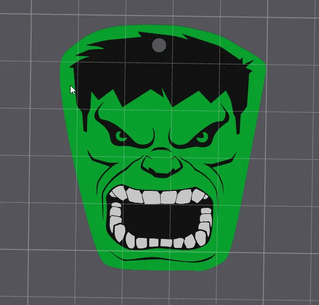 Hulk keychain by 3Dunspol - MakerWorld