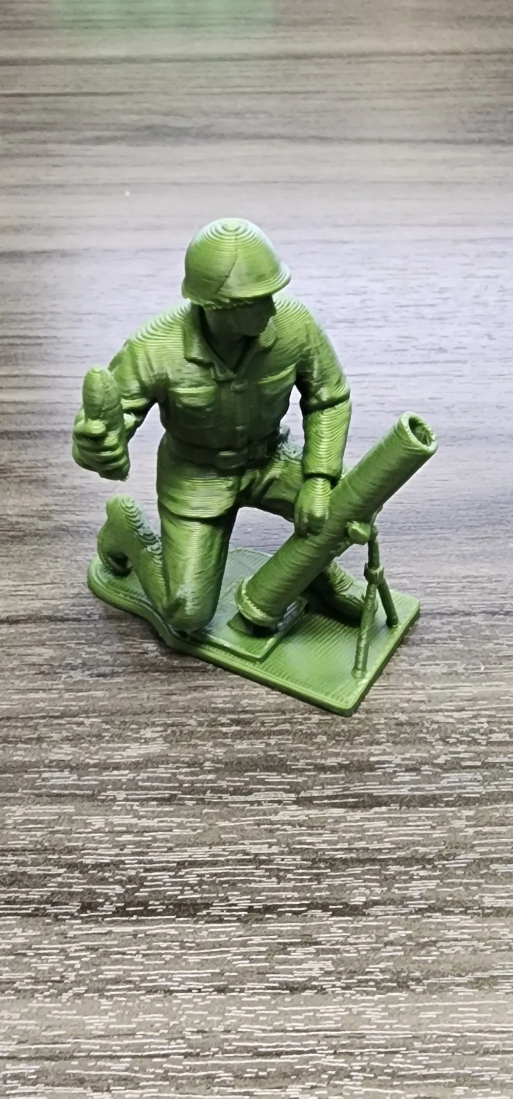 Mortar Army Man Mini Miniature Model Statue USA by Florida Features ...