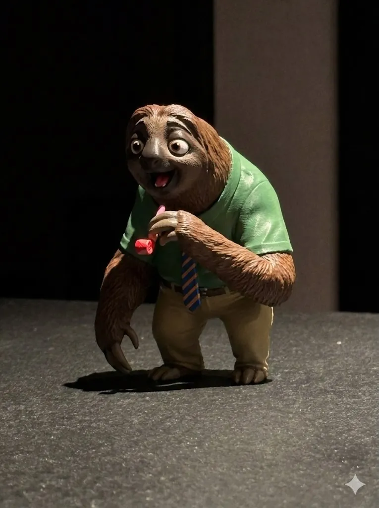 Zootopia Flash - Super Cute Sloth - Free 3D Print Model - MakerWorld