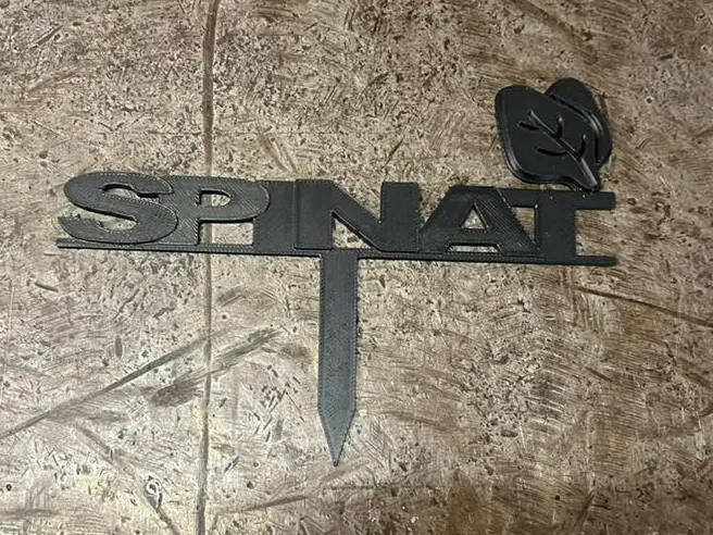 Spinach Sign - Free 3D Print Model - MakerWorld