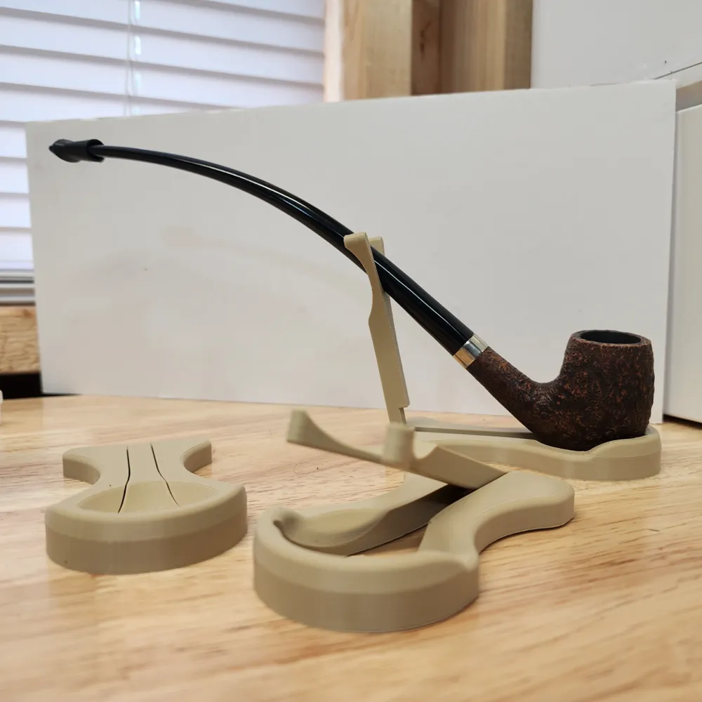 Folding Tobacco Smoking Pipe Stand (All Stems) by GabrielMaker - MakerWorld