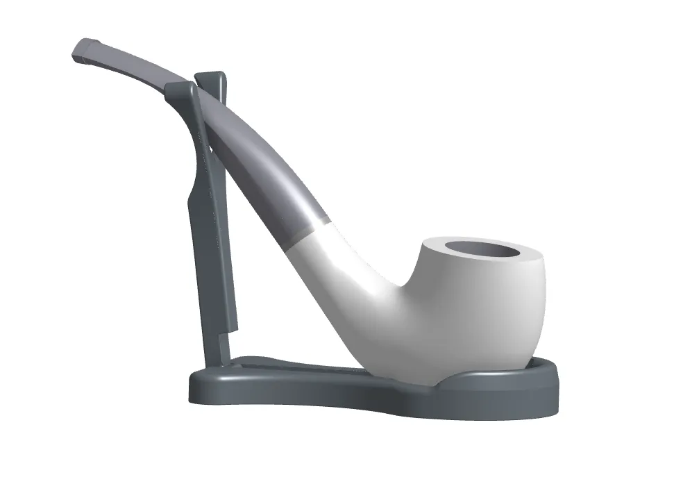 Folding Tobacco Smoking Pipe Stand (All Stems) - Free 3D Print Model ...