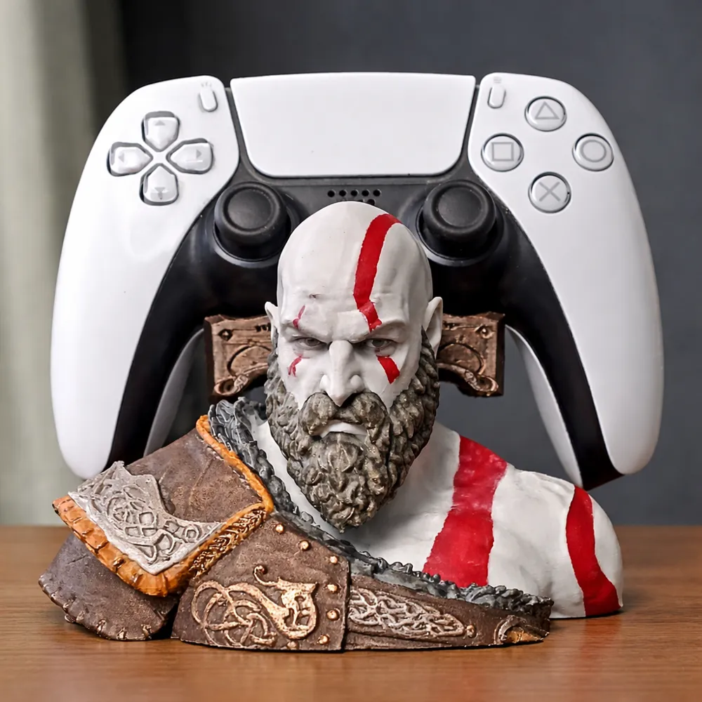 Soporte para mando de PS5 Kratos - Modelo de impresión 3D gratuito ...