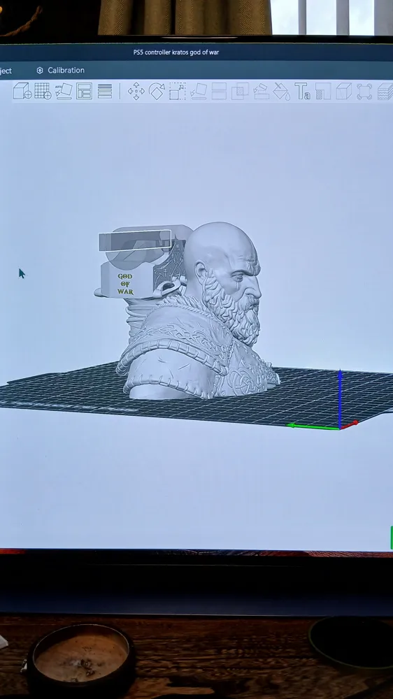 Soporte para mando de PS5 Kratos - Modelo de impresión 3D gratuito ...