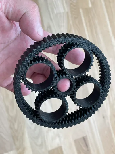 Fast Planetary Gear Spinner w/ gear ratio 4.8:1 by jakobdam MakerWorld ...