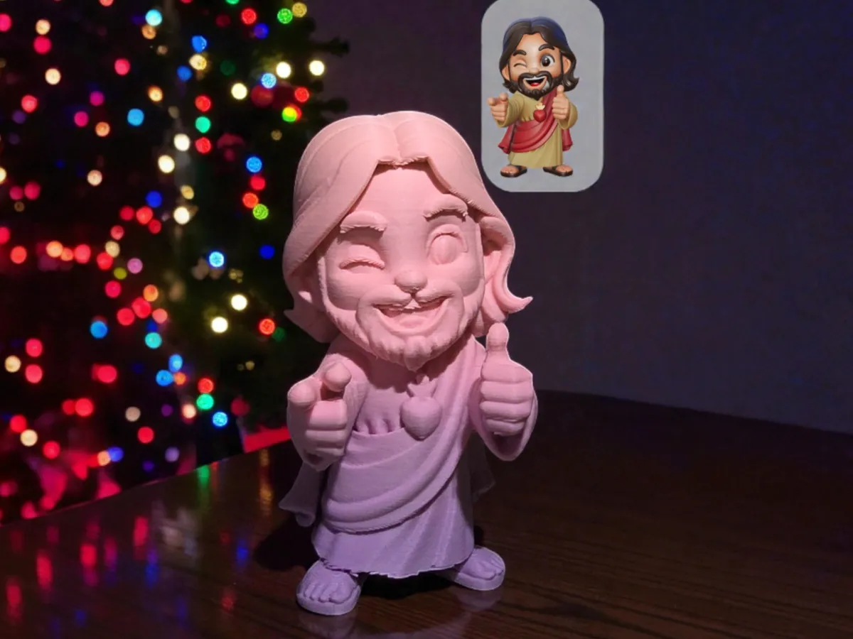 Jesus Miniature - Free 3D Print Model - MakerWorld