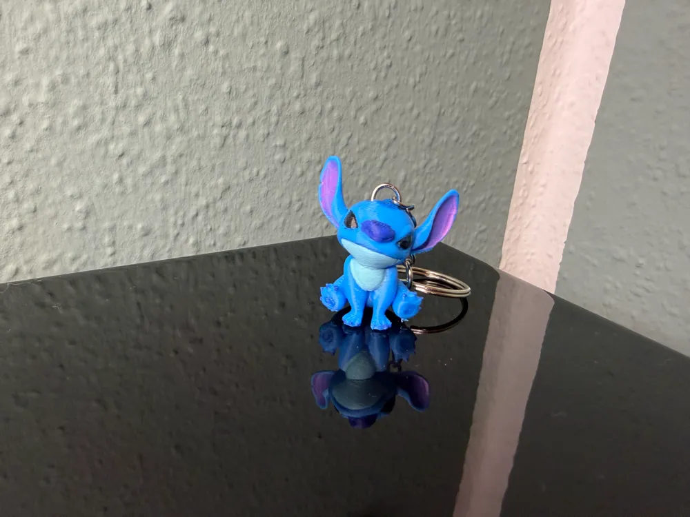 Stitch Keychain - Free 3D Print Model - MakerWorld