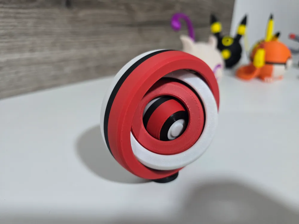 PokeBALL Fidget spinner by 3Devil MakerWorld: Download Free 3D Models