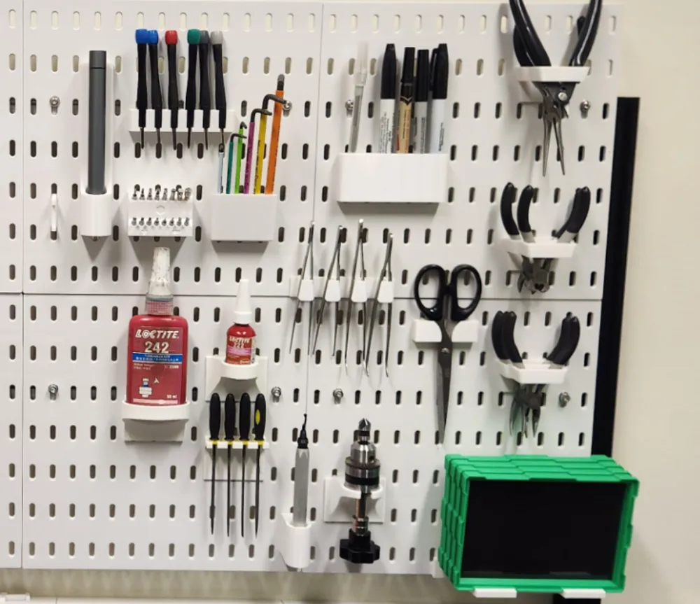 Skadis Pegboard Accessories - Free 3D Print Model - MakerWorld