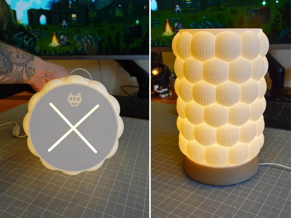 large Raspberry lamp for LED lamp Kit-001 by Super_Laserkatz MakerWorld ...