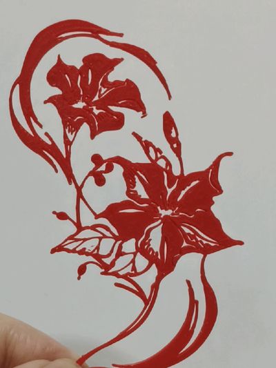 Qin Che Paper Cutting (Eternal Union) - Free 3D Print Model - MakerWorld