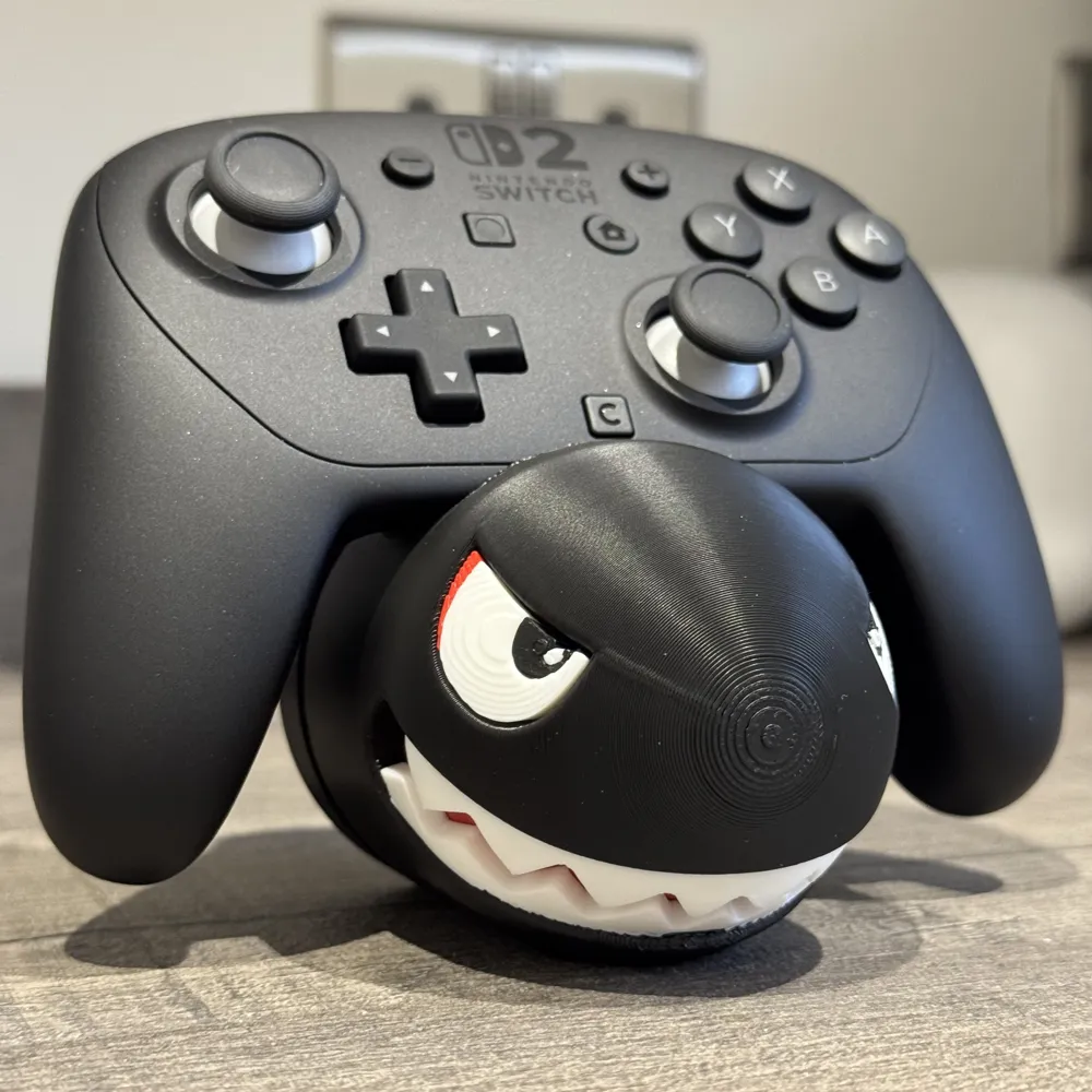 Nintendo Switch 2 Bullet Bill Pro Controller stand Remixed by Dave W MakerWorld: Download Free ...