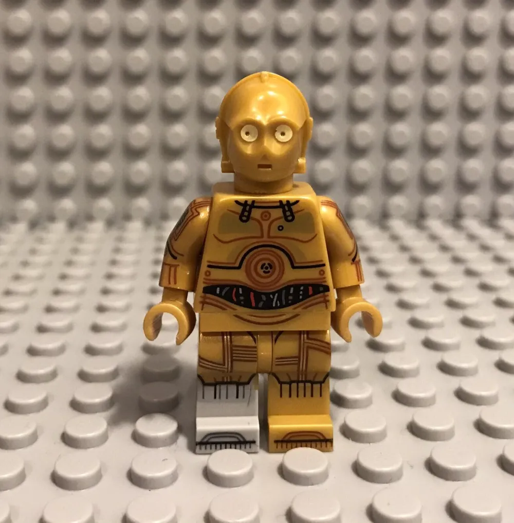 Brick Starwars C-3PO With Gun,1/1 scale. by Typool - MakerWorld