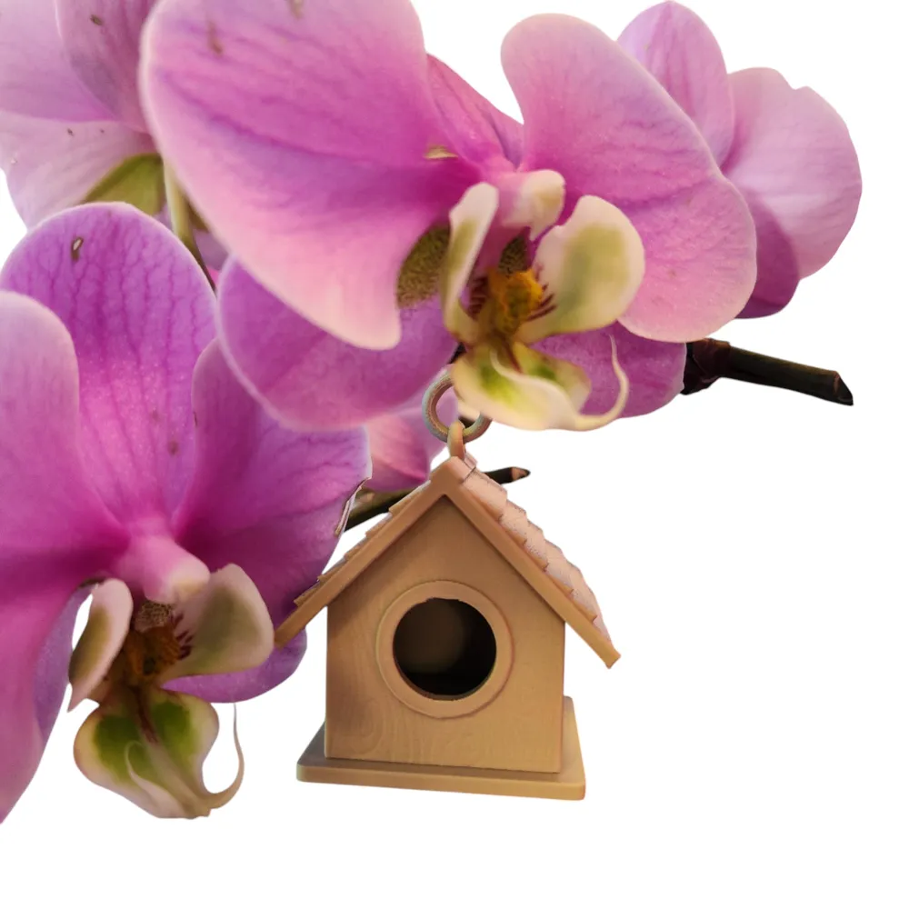 Decorative Miniature Birdhouse - Free 3D Print Model - MakerWorld