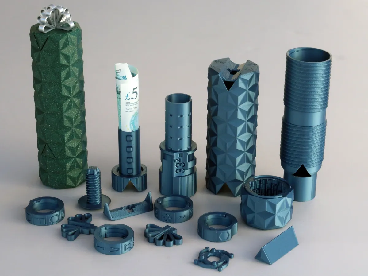 Puzzle Tube for gifting cash by N33 Designs MakerWorld: Download Free ...